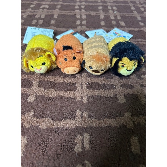 Disney | Toys | Disney Tsum Tsum Lion King Plush Set Simba Scar Pumbaa ...